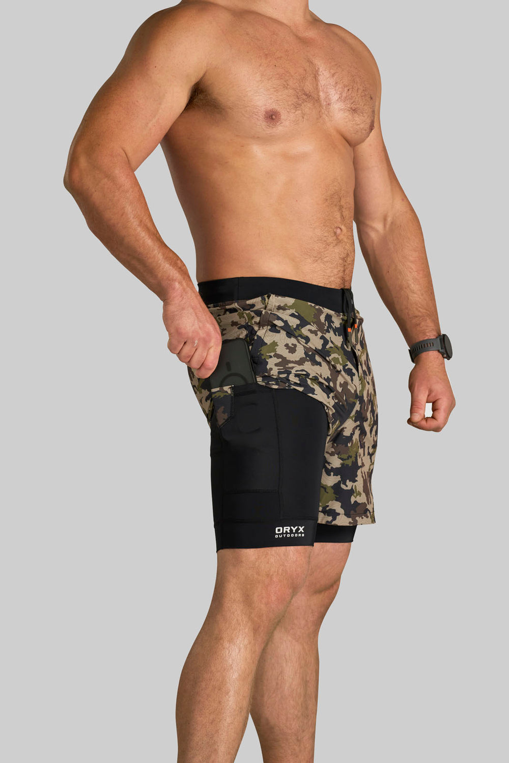 The Threshold - 7" Training Short with Compression.